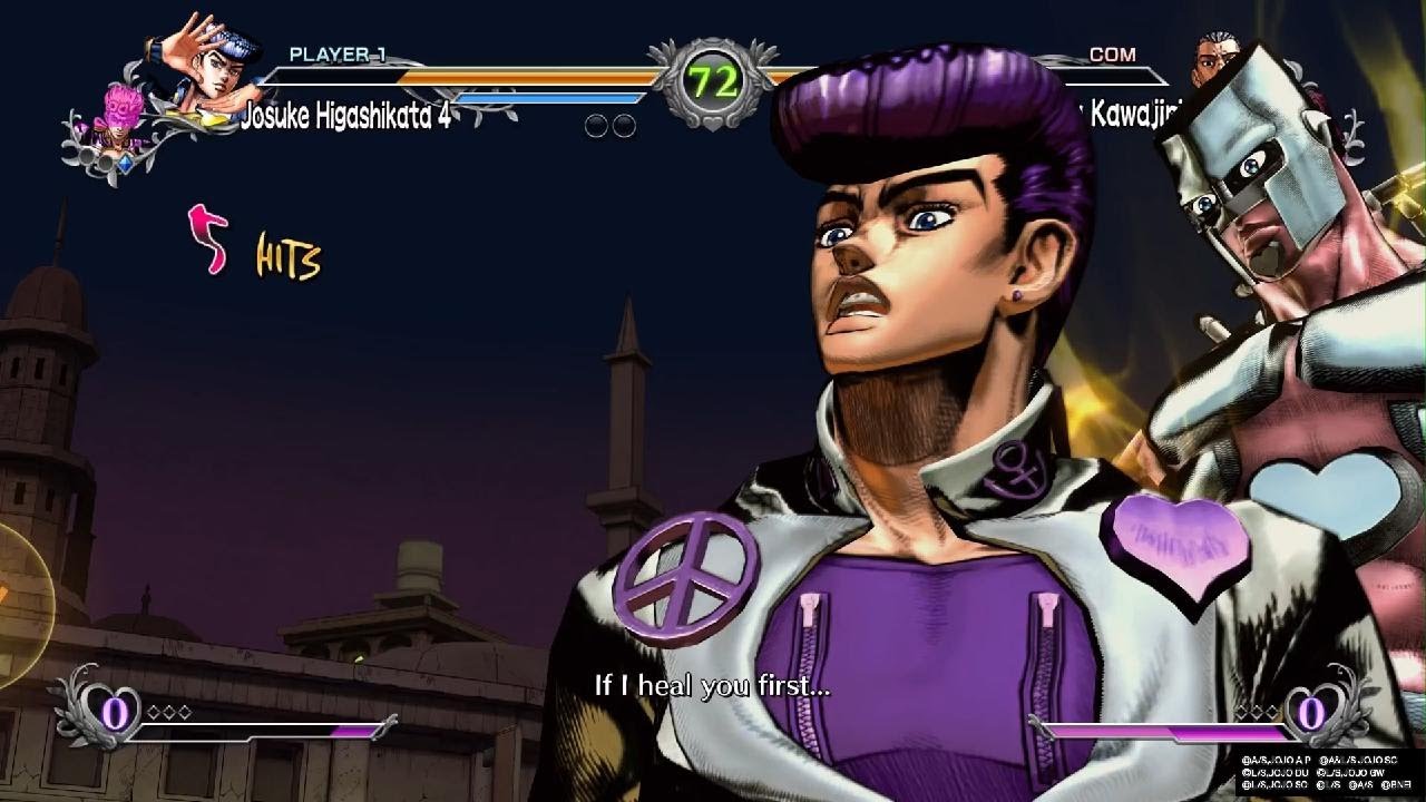 JoJo's Bizarre Adventure: Josuke vs kokasu - YouTube