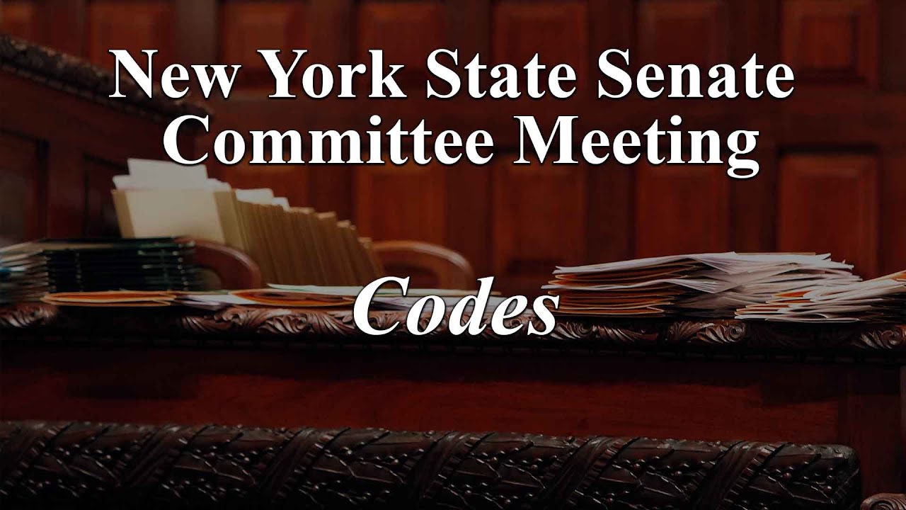 Senate Standing Committee on Codes - 04/09/2025 - YouTube