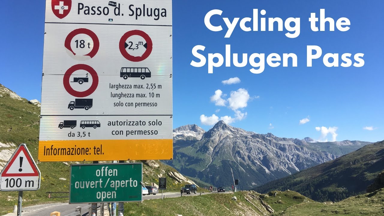 Cycling down the Splugen Pass | Switzerland into Italy - YouTube