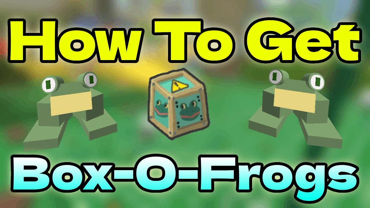 How to get Box-O-Frogs Fast and Easy I Bee Swarms Simulator I - YouTube