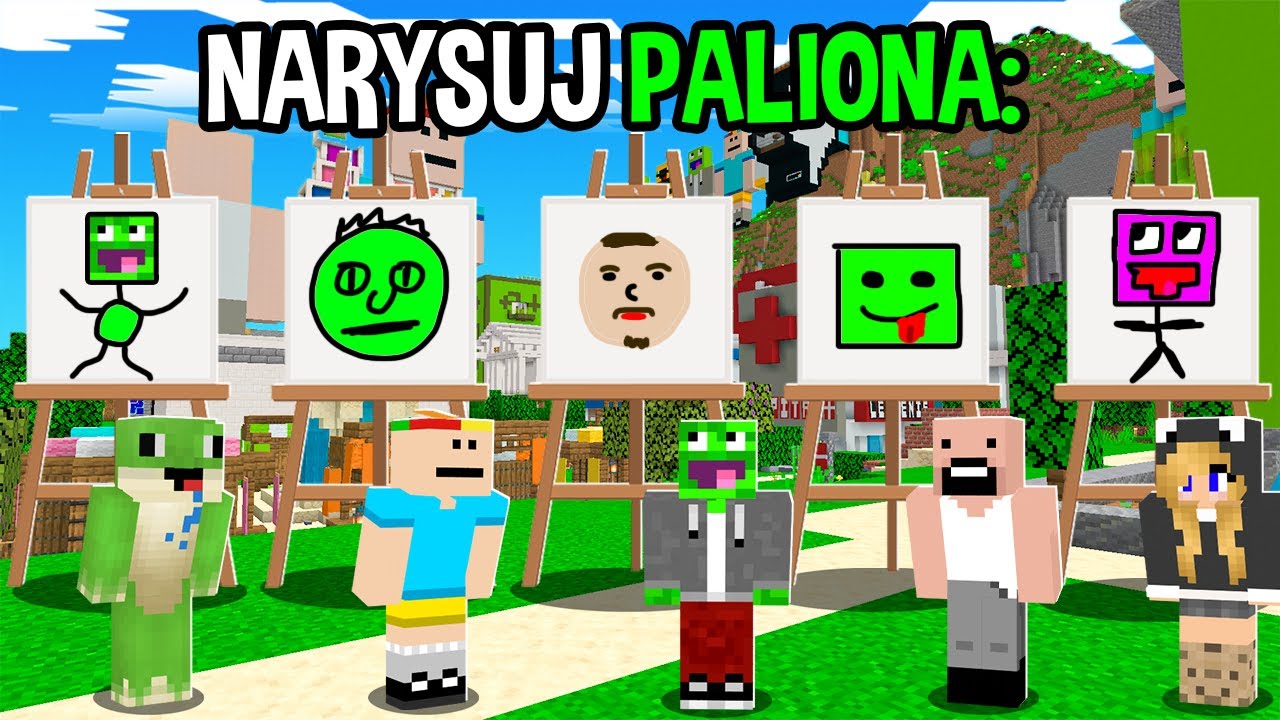 CAŁE PALIONOWO RYSUJE PALIONA o 1000 ZŁ! *najśmieszniejsze* - YouTube