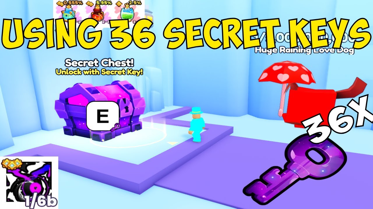 USING 36 SECRET KEYS IN PETS GO AND I HATCHED THE FIRST ??? HUGE IN ...
