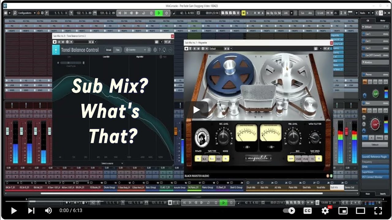 Sub Mix? What's That?!!! Let me show you. Stage 3 - YouTube
