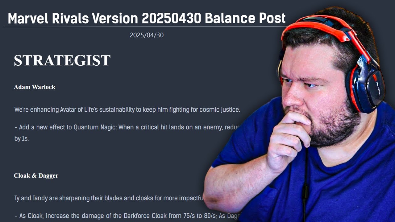 The "Support Strike" Marvel Rivals Patch Notes Just DROPPED - YouTube