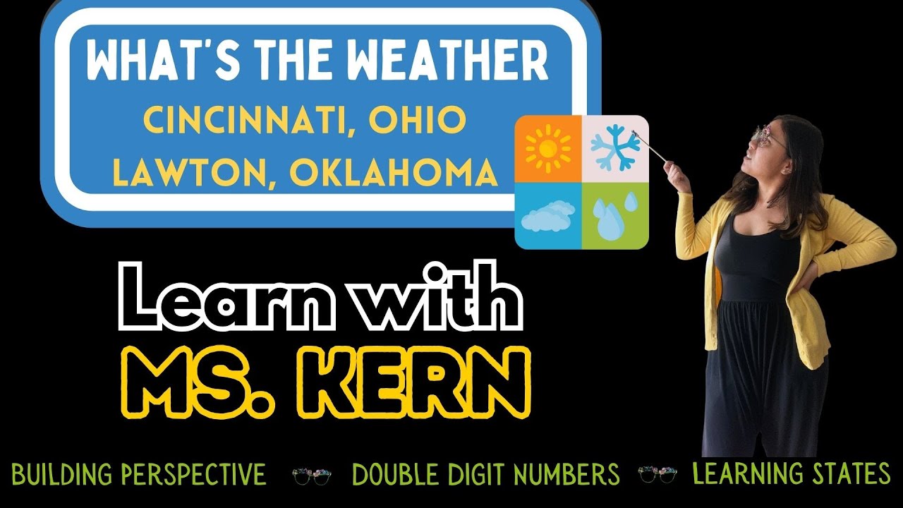 Weather Exploration in Cincinnati, Ohio & Lawton, Oklahoma with Ms ...