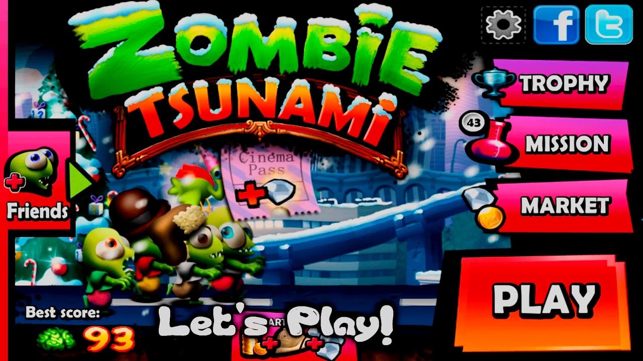 Zombie Tsunami Gameplay - Get Free Diamonds! - YouTube