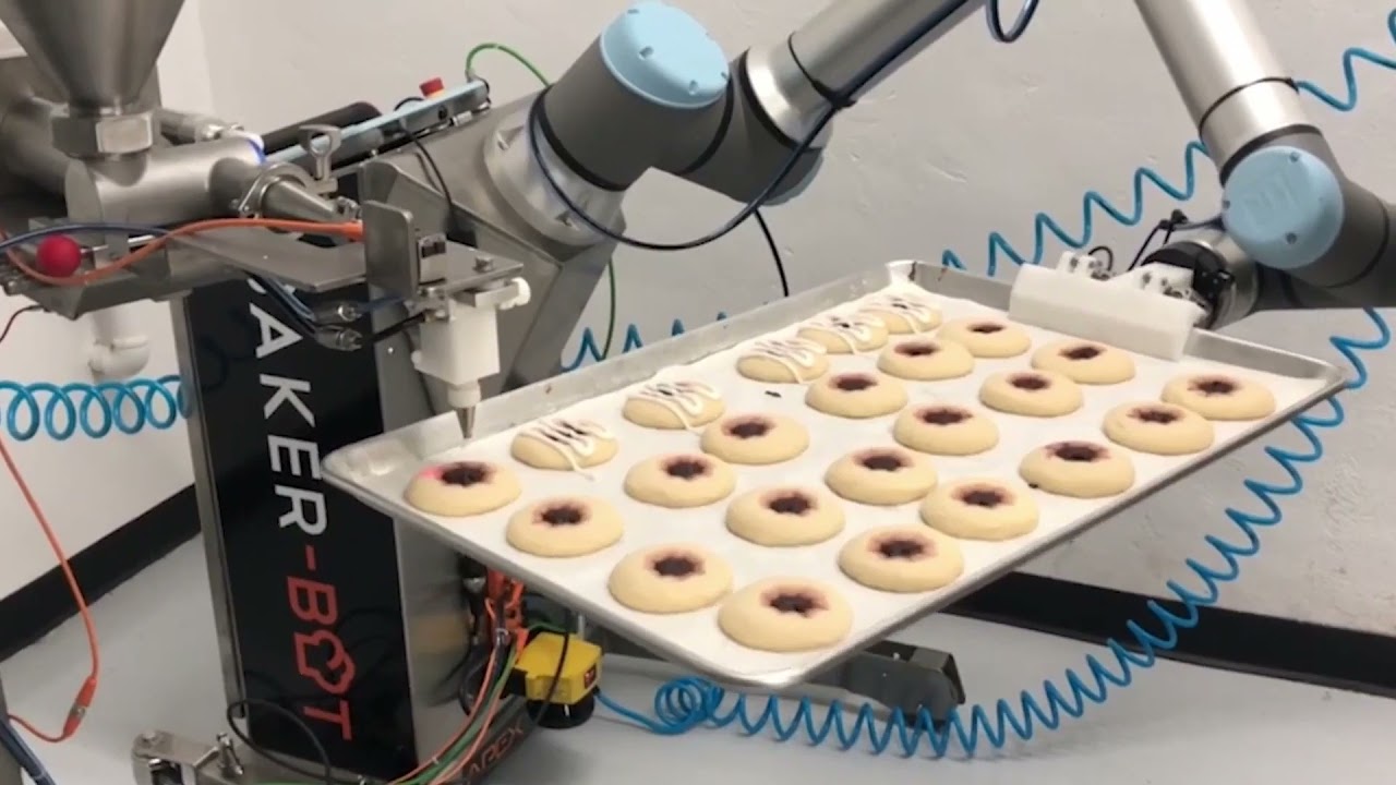 Robotic Cookie Production - Robotic Decorating, Tray Handling and Dough ...