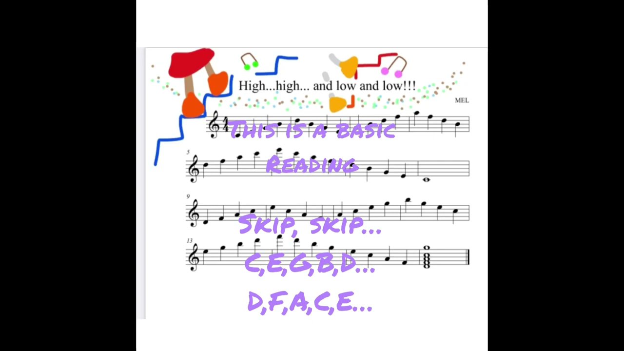 Read musical notes as skip notes!! (Tutorial video) - YouTube
