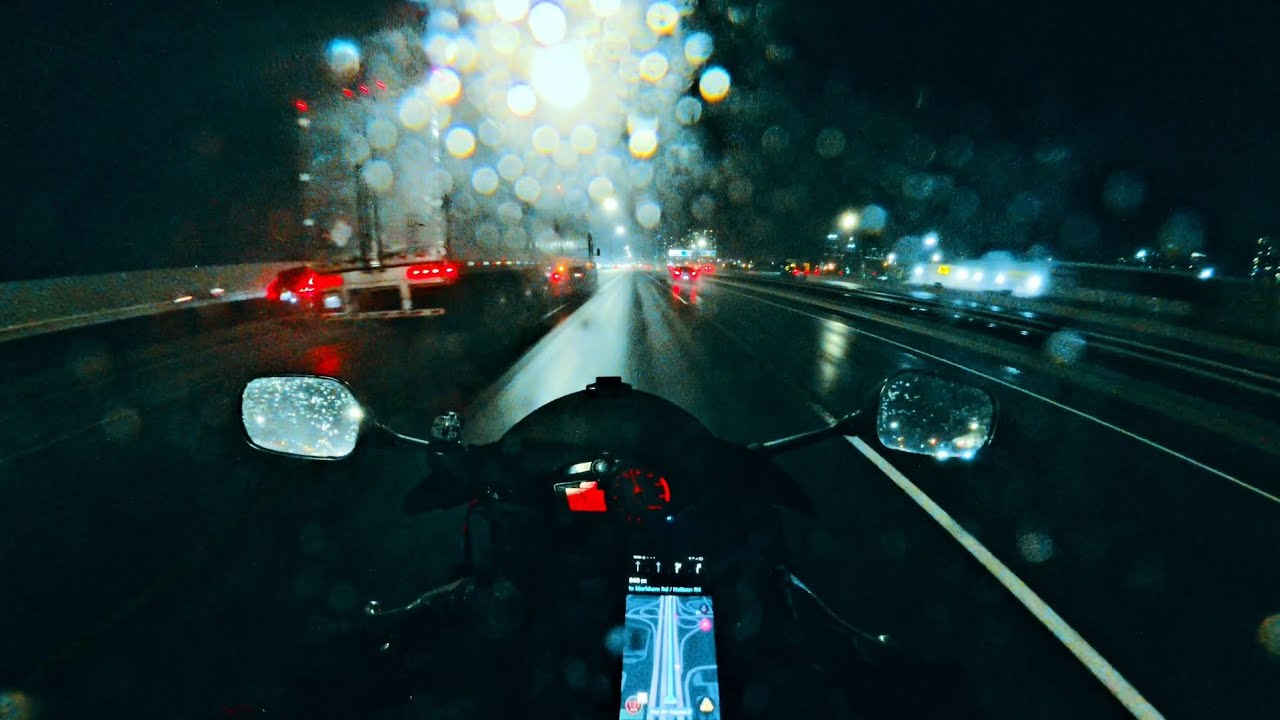 GTA 6 like real life footage on R6 | Chill ride on R6 on rainy night ...