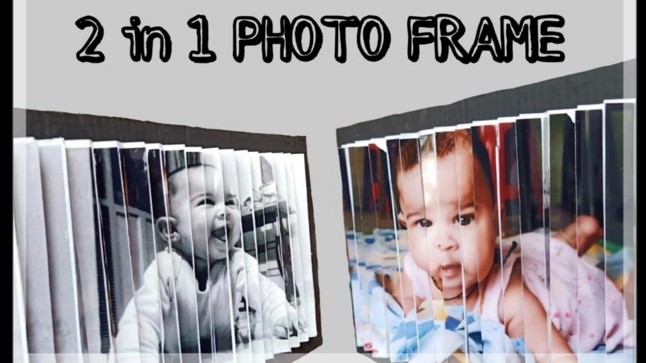 DIY | 2 IN 1 PHOTO 🌈 easy step by step process - YouTube