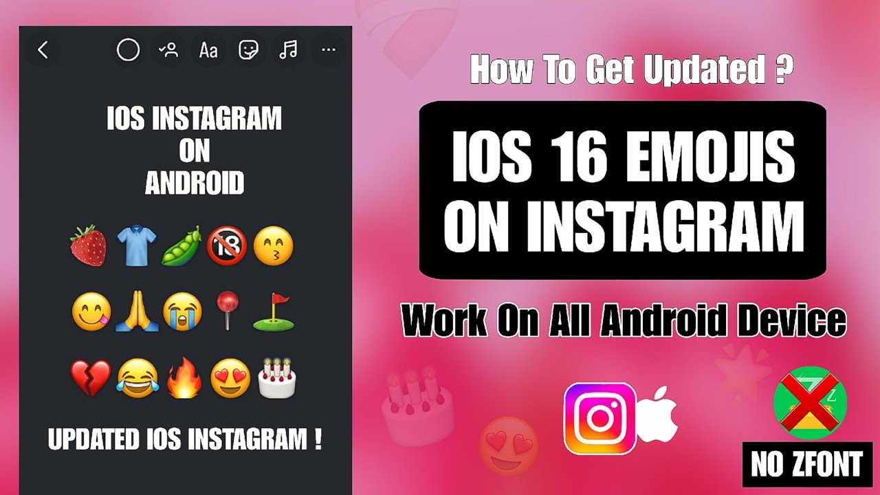 How To Update iOS Instagram | iOS Emojis On Instagram Android Without ...