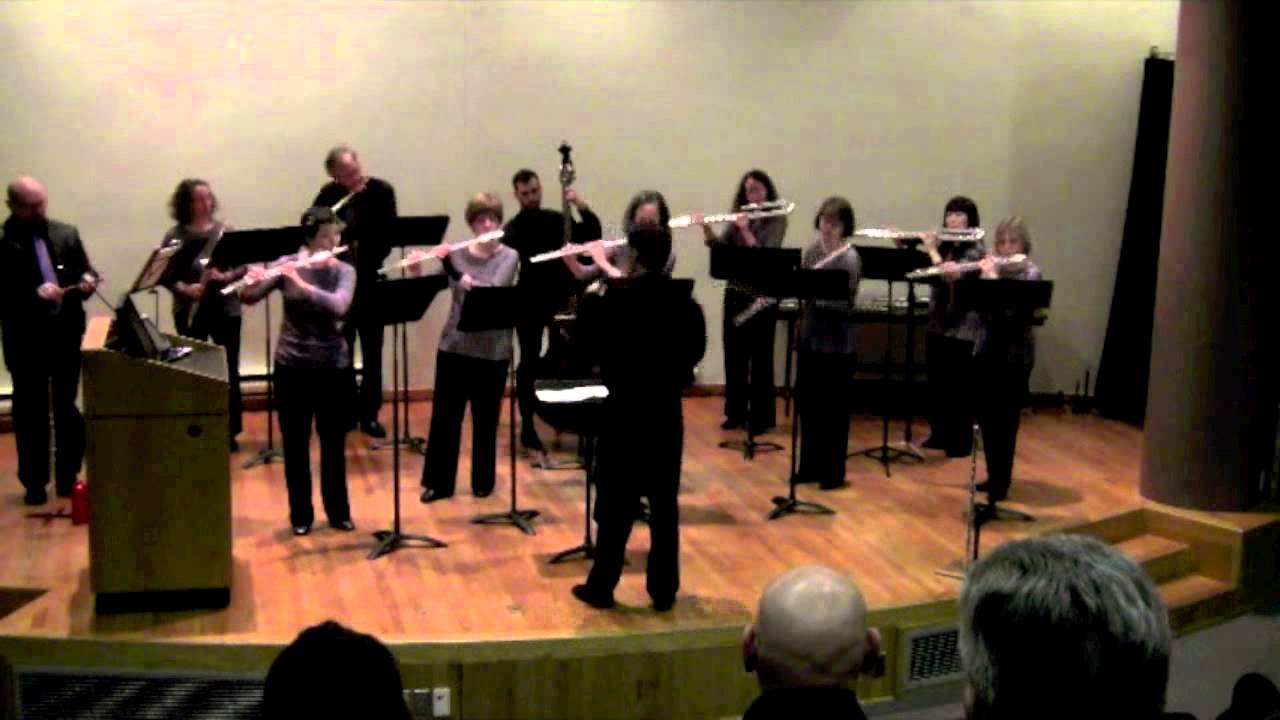 Brahms - Sonatensatz - Willow Flute Ensemble, Orlando Cela, conductor ...