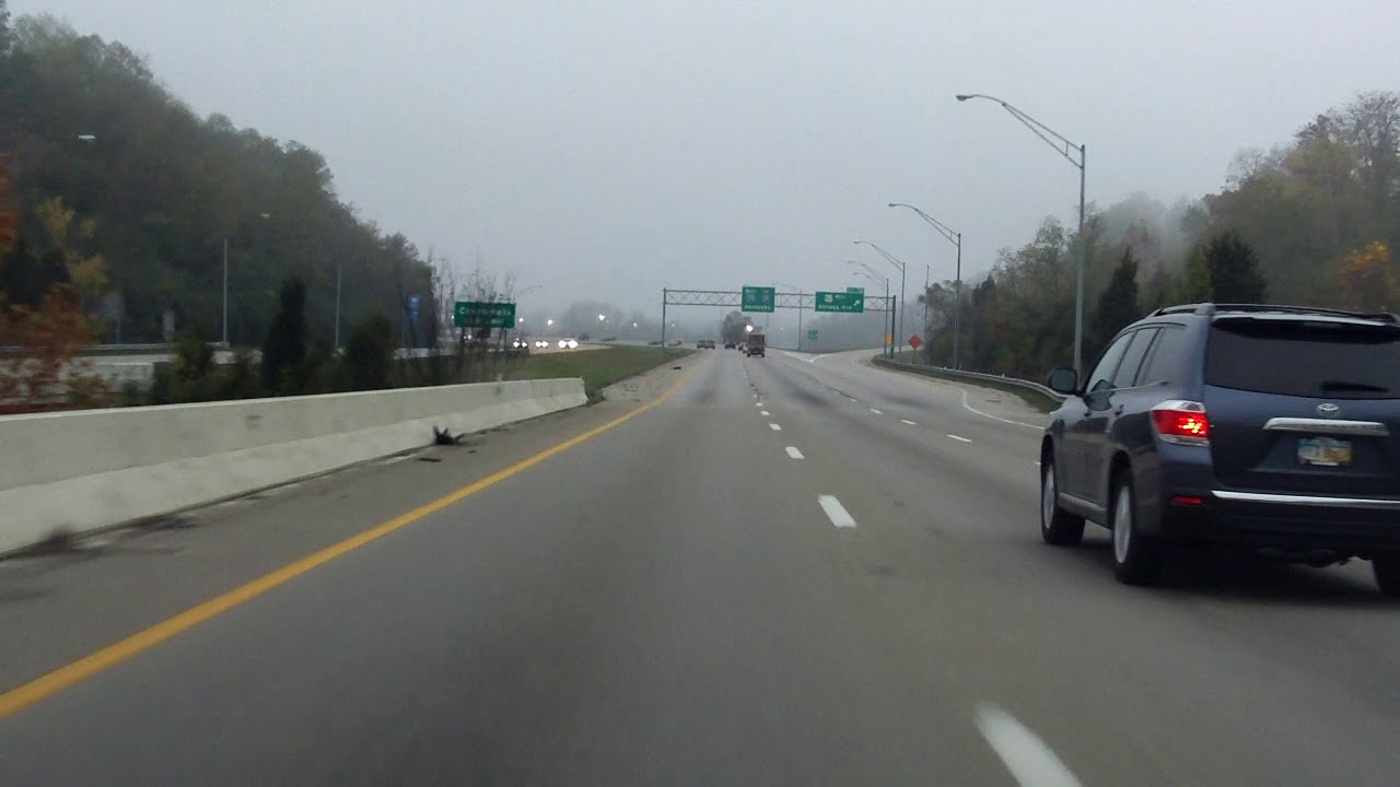 Cincinnati Beltway (Interstate 275 Exits 65 to 74) inner loop - YouTube