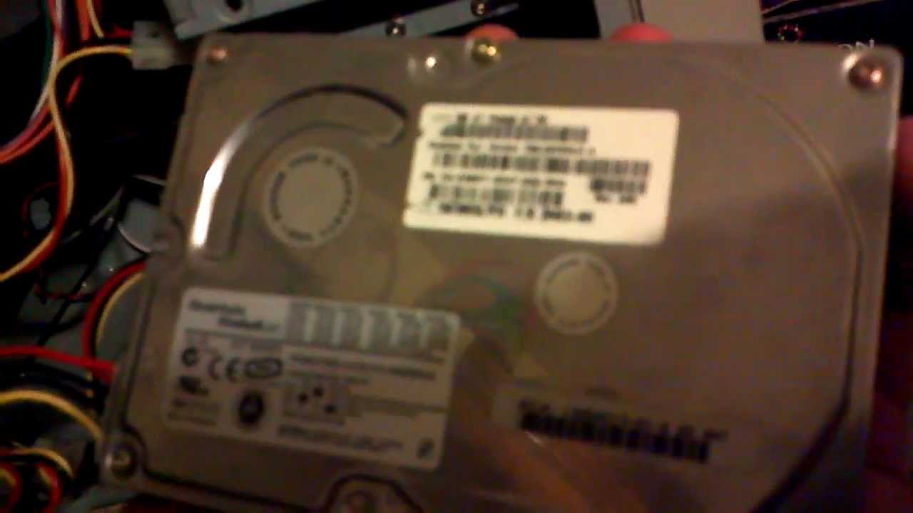 My hp's quantum hard drive with light indicator - YouTube