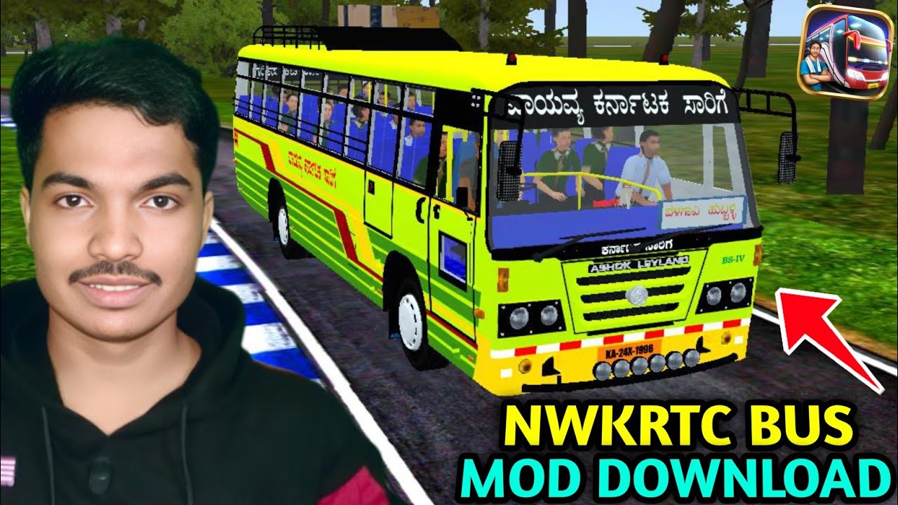How To Add Karnataka NWKRTC Bus Mod In Bus Simulator Indonesia Kannada ...