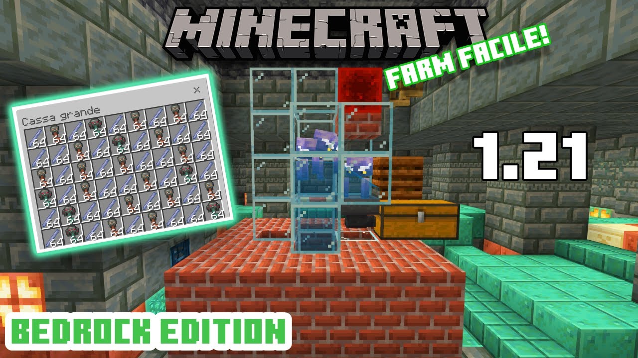 *FACILE* La Nuova FARM DI BREEZE & TRIAL KEYS per Bedrock Edition 1.21 ...