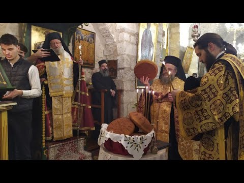 Η ΕΟΡΤΗ ΤΟΥ ΑΓΙΟΥ ΕΥΘΥΜΙΟΥ ΣΤΗΝ ΠΑΝΗΓΥΡΙΖΟΥΣΑ ΙΕΡΑ ΜΟΝΗ ΑΥΤΟΥ ΠΑΛ ...