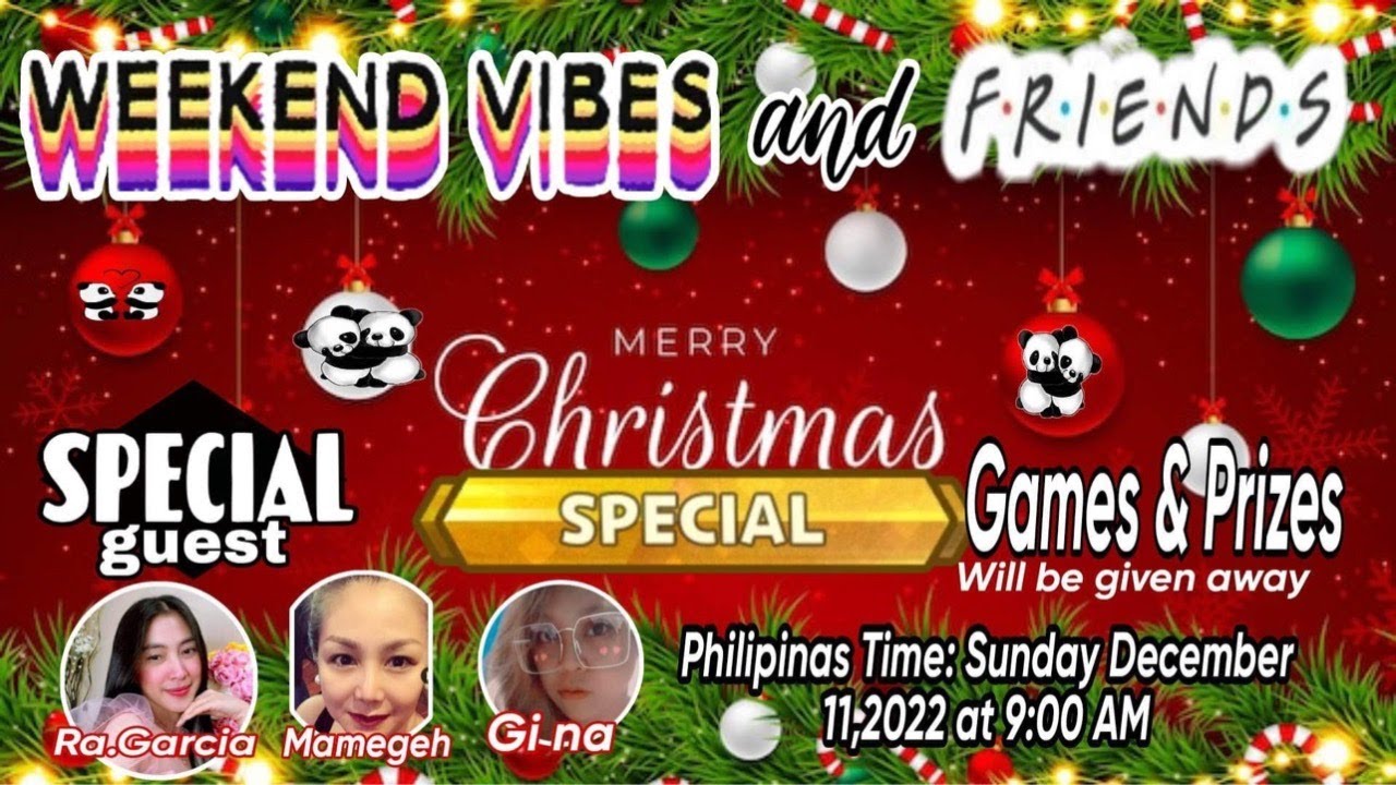 🎄Christmas Special LiVE, Weekend Vibes and Friends - YouTube