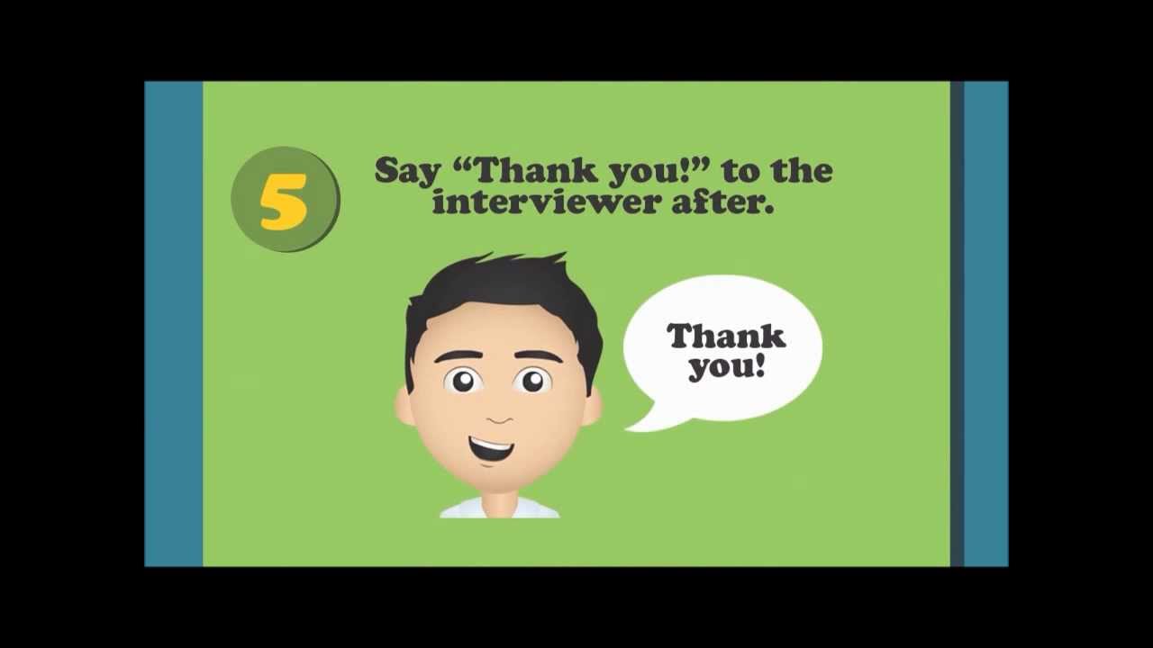 Job Interview Dos and Don'ts Motion Graphics by Hannah Laurene - YouTube