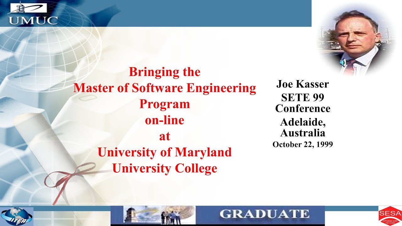 Bringing the Master of Software Engineering Program on-line at UMUC - YouTube