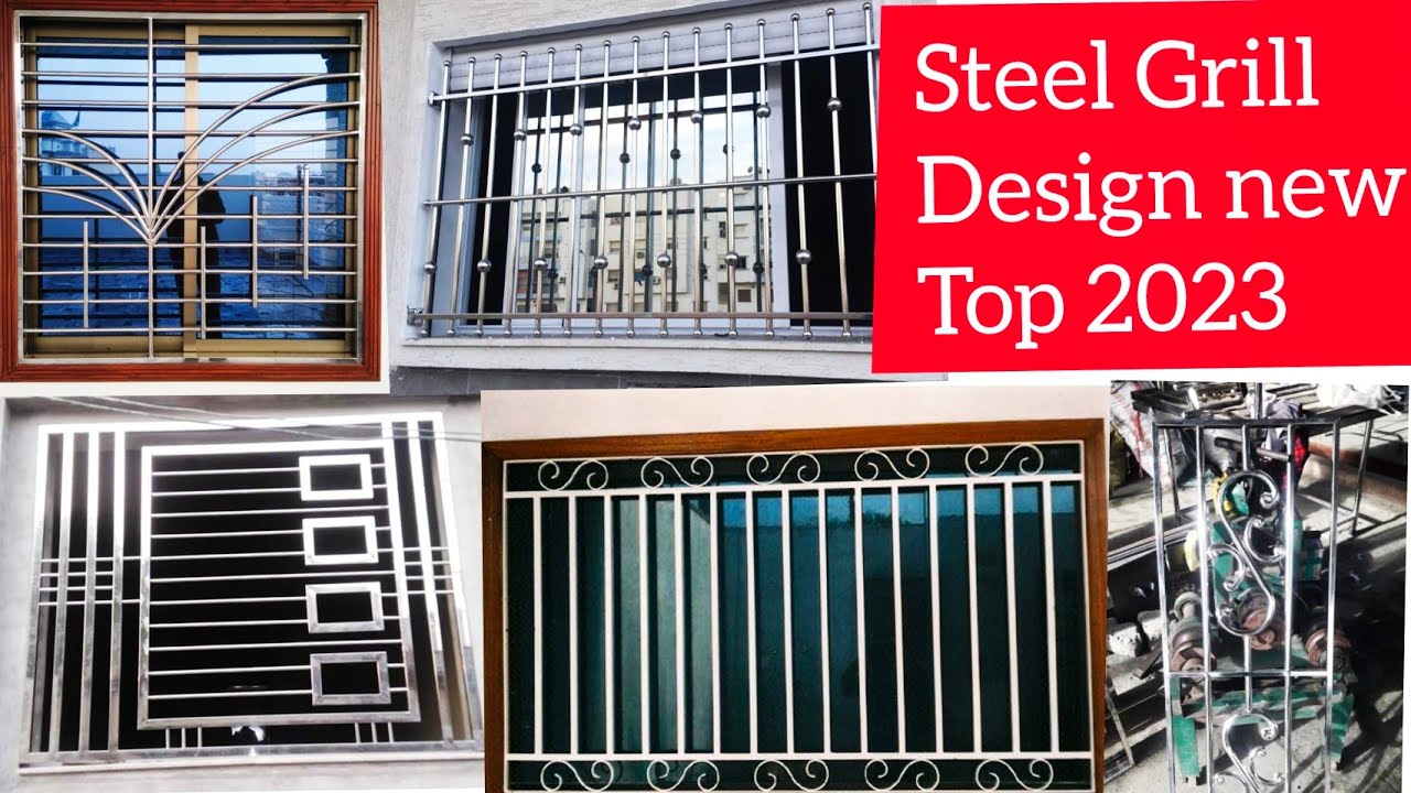 stainless steel window grill design | steel Grill design for home | s s ...