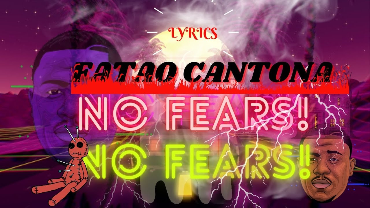 Fatao Cantona - NO FEARS👹👺💀 (lyrics visualizer) - YouTube