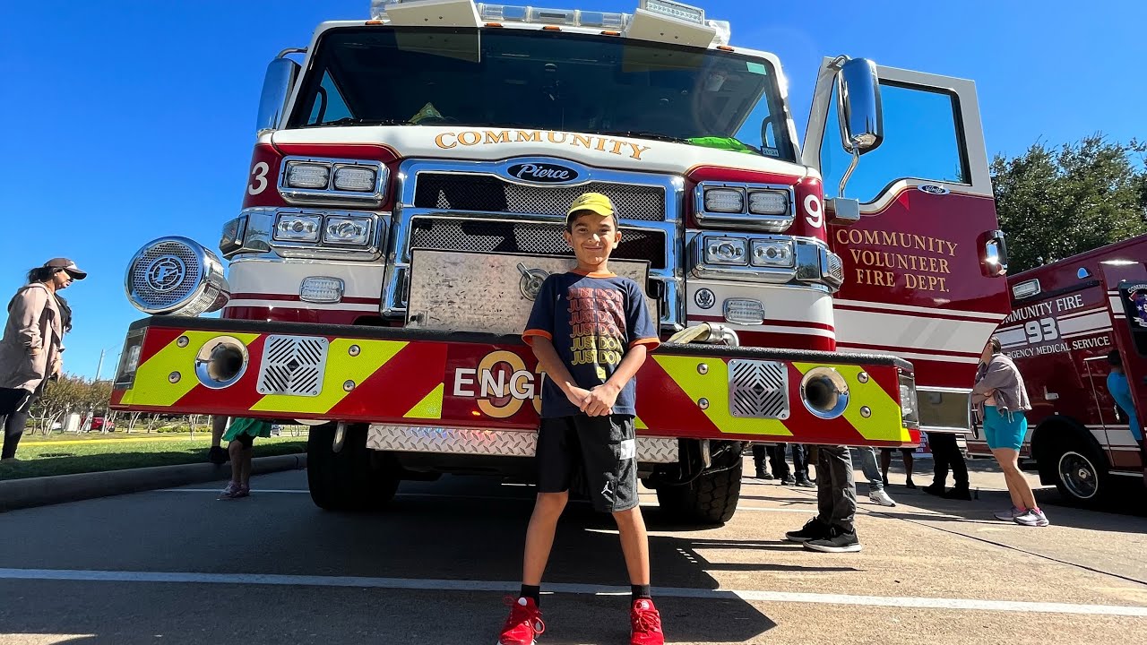🔥🚒Little Boy Learns How Firefighting Work And How They Use FireTruck ...