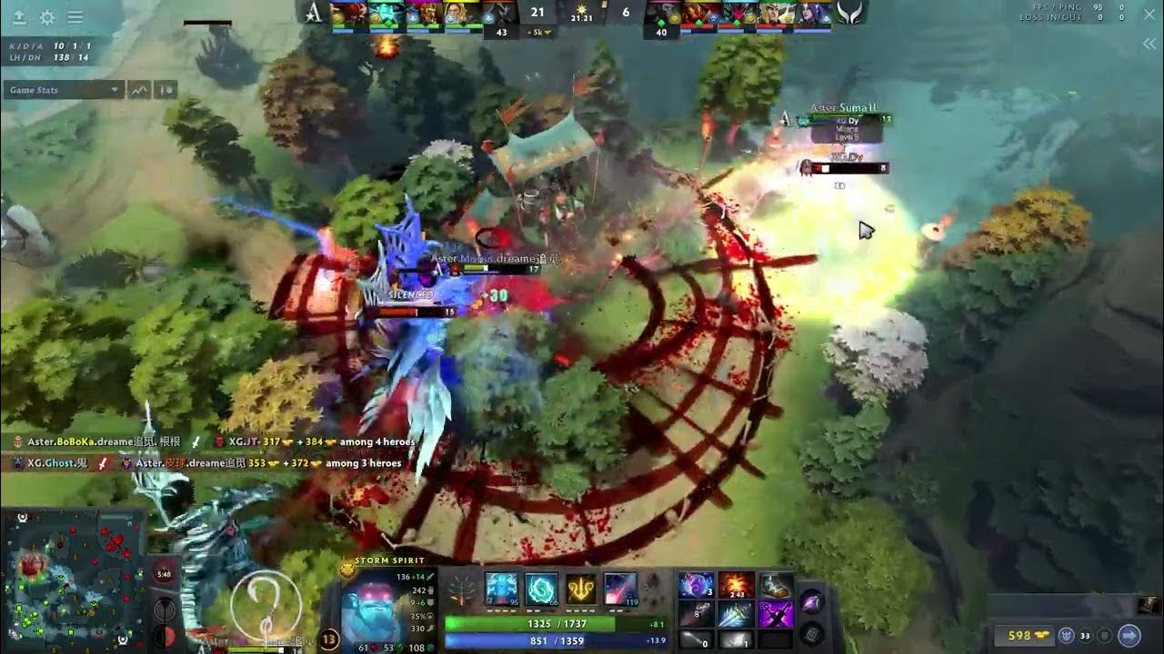 sumail destroys xtreme gaming w/ signature hero storm spirit pt.2 - YouTube