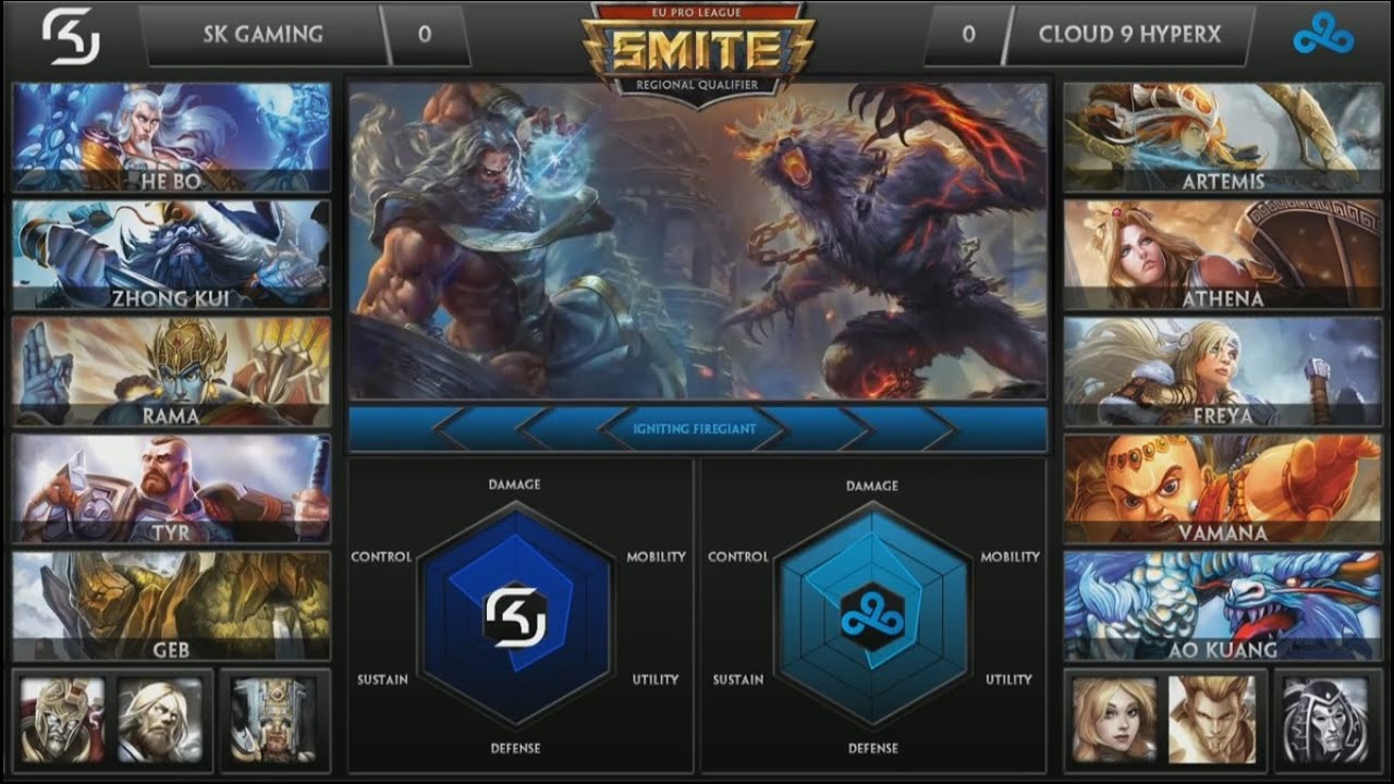 Smite Fr - EU Pro League Kick-Off LAN : Demi Finale : Cloud9 HyperX vs ...