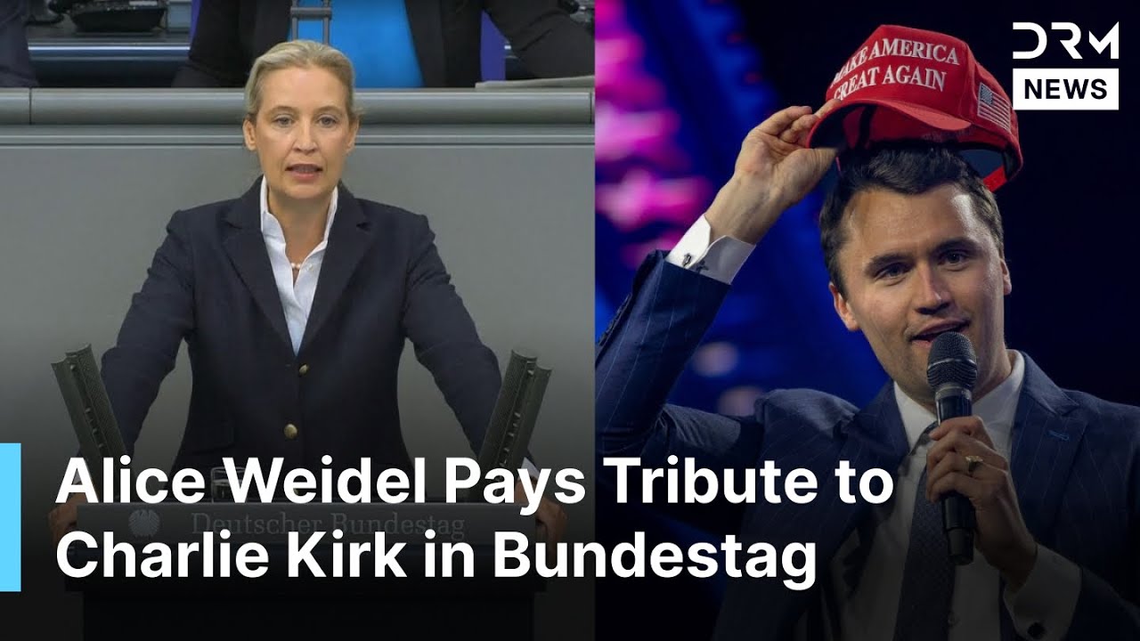 WATCH: German MP Alice Weidel Pays Emotional Tribute to Charlie Kirk ...