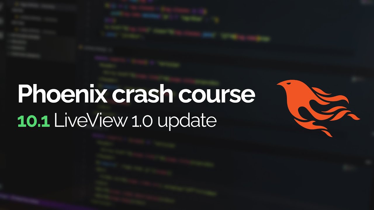 Phoenix crash course #10.1: LiveView 1.0 update (new HEEx syntax) - YouTube