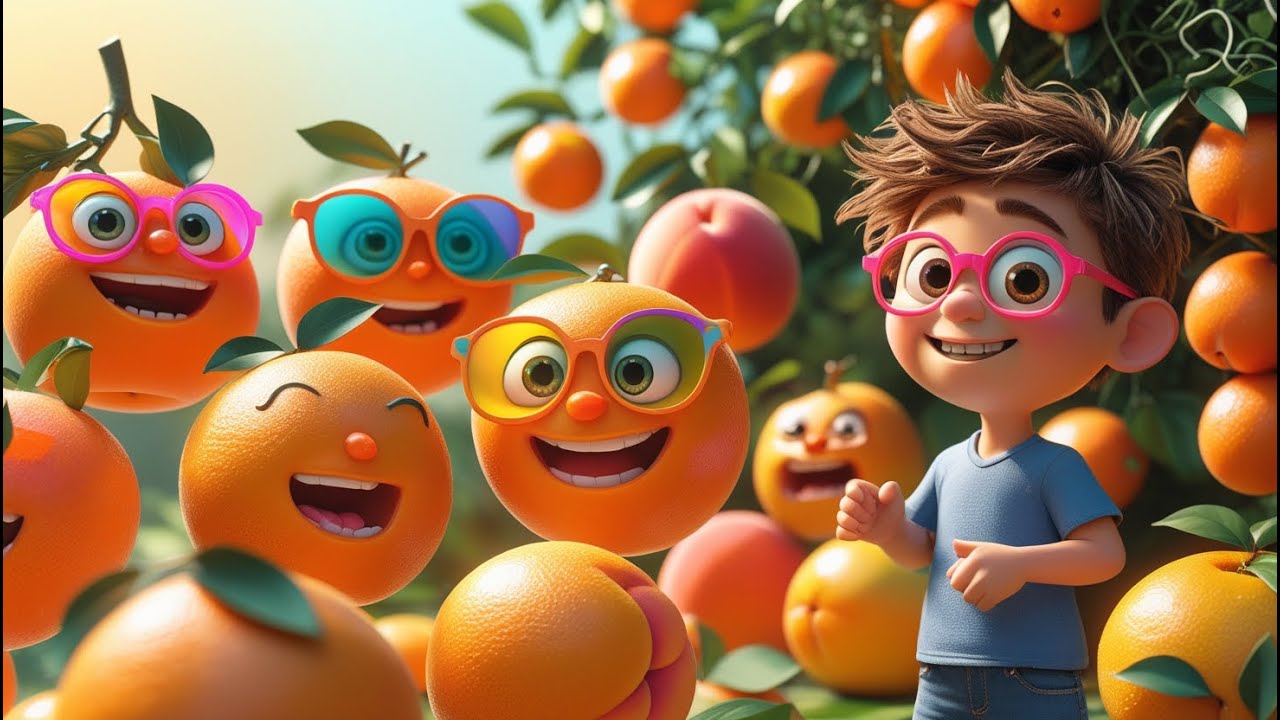 Fun with the HAPPY Orange Song for Kids | Orange Fruit Song With Fun ...