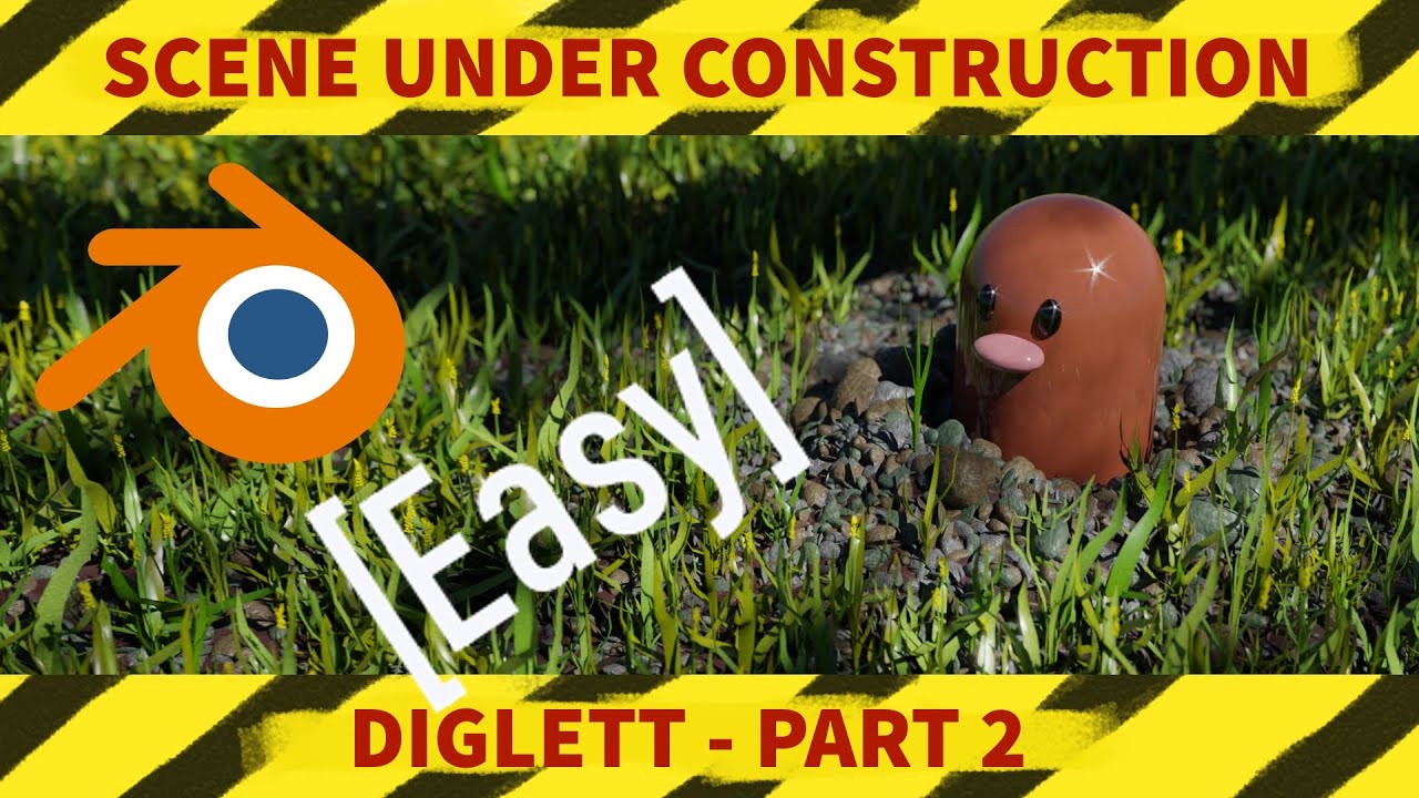 How I created Pokemon Diglett in blender 3d - Part 2 [Easy] - YouTube
