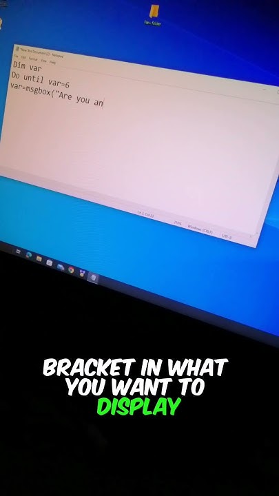 .vbs prank loop 02 - YouTube