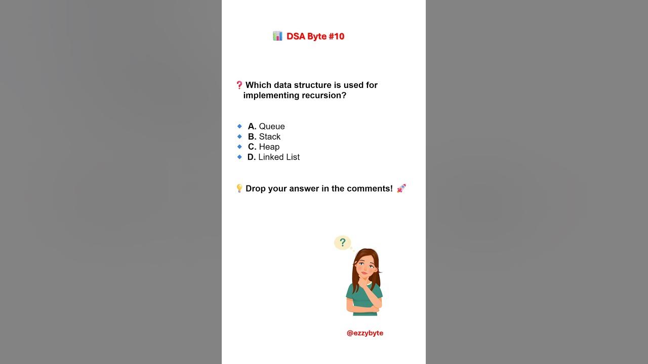 DSA Byte #10 #dsa #datastructures #interview #algorithm #recursion #developer - YouTube