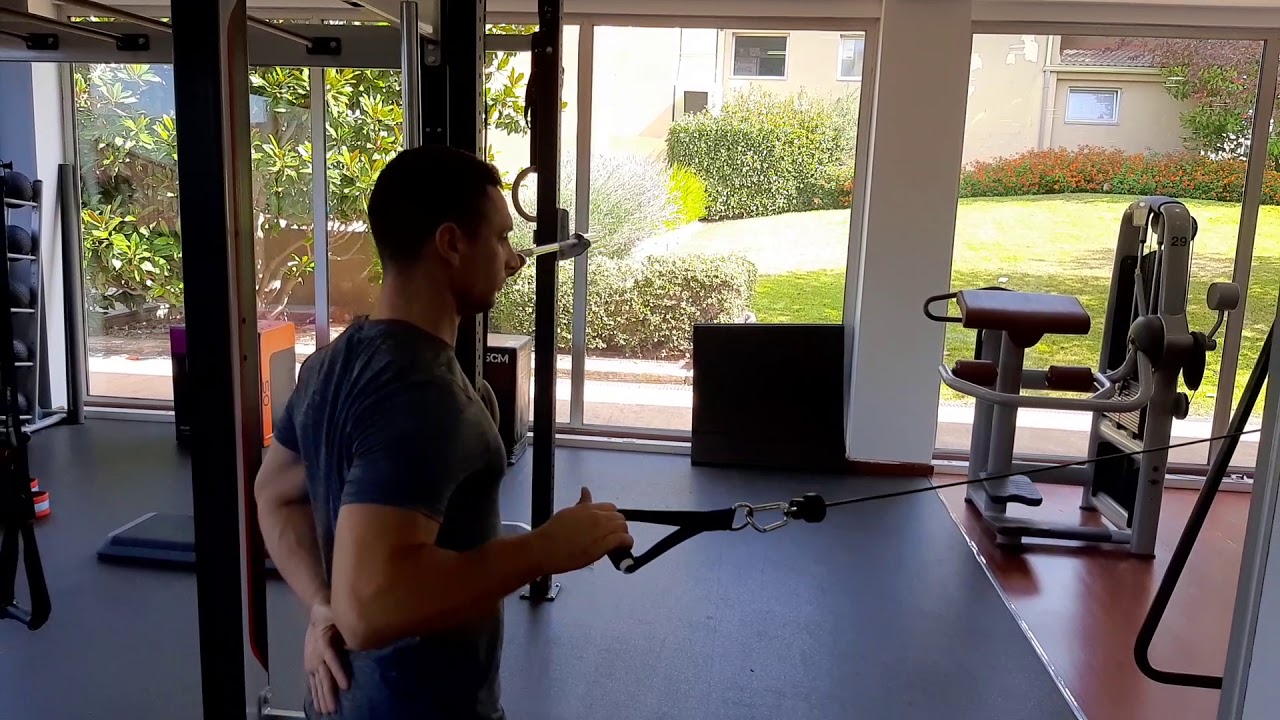 Remo alto 1 brazo - YouTube