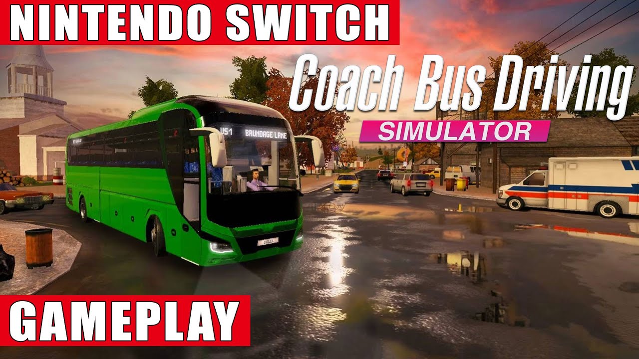 Coach Bus Driving Simulator Nintendo Switch Gameplay - YouTube