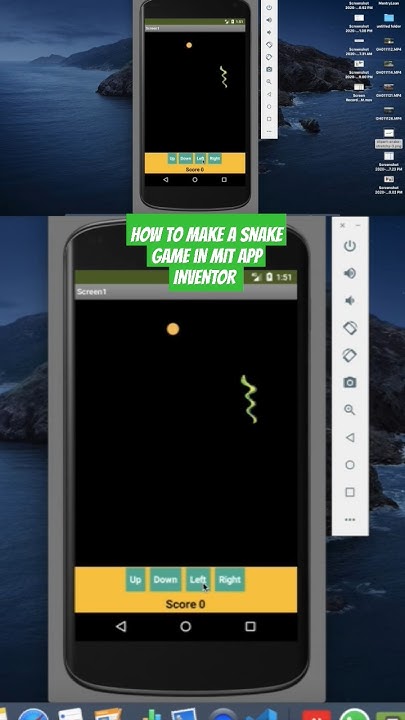 How to make a Snake Game in MIT App Inventor #coding #appdevelopment #shorts - YouTube