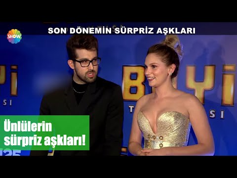 Ünlülerin sürpriz aşkları!