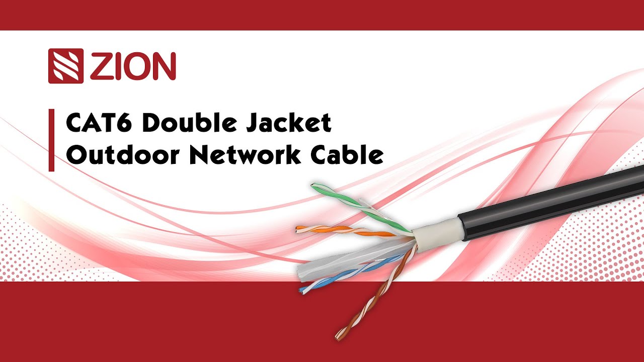CAT6 Double Jacket Outdoor Network Cable - YouTube