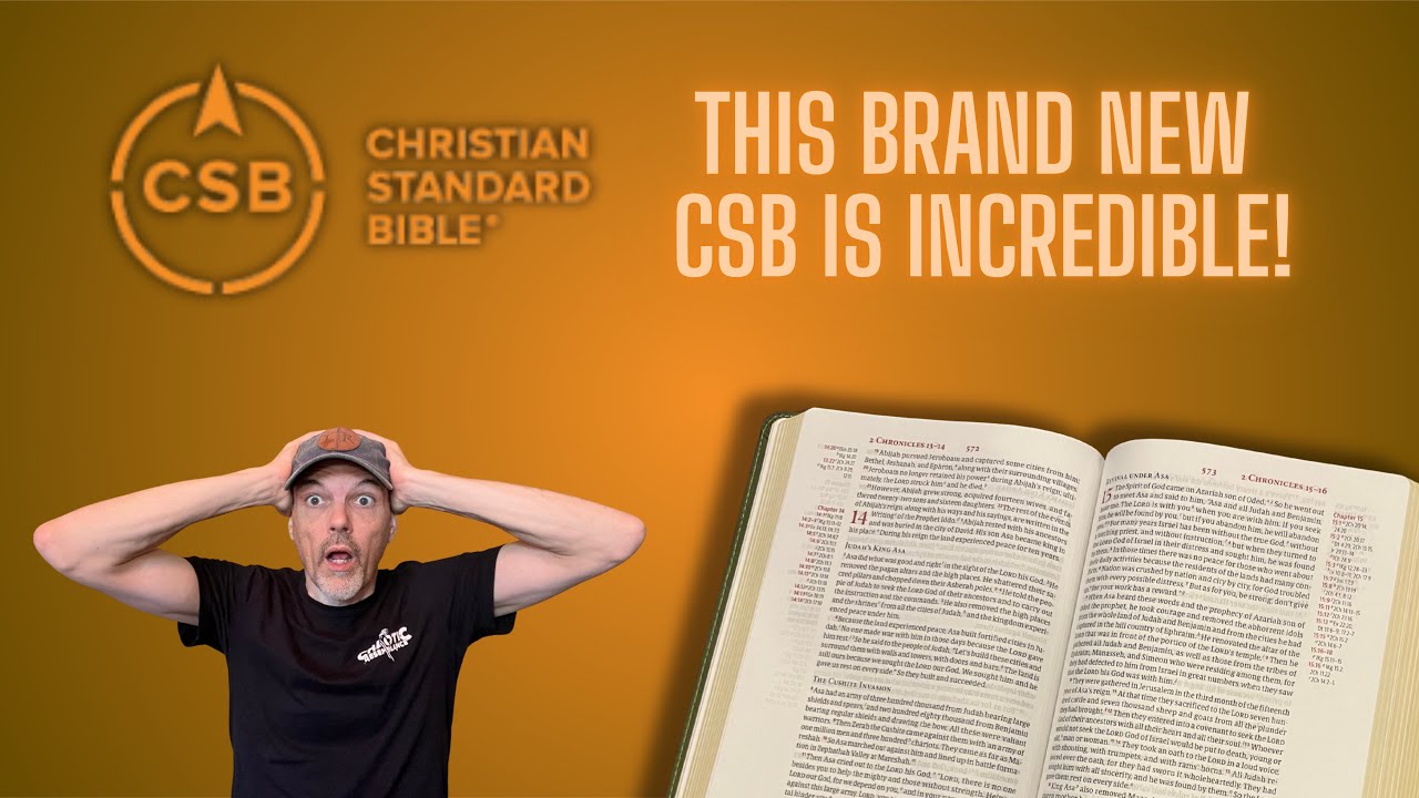 Amazing New CSB Bible! - YouTube
