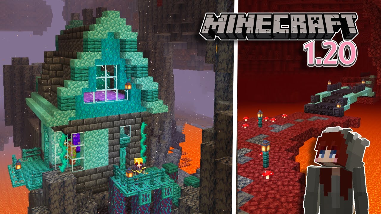 Building a MASSIVE(ly tiny) NETHER HUB | Minecraft 1.20 - YouTube