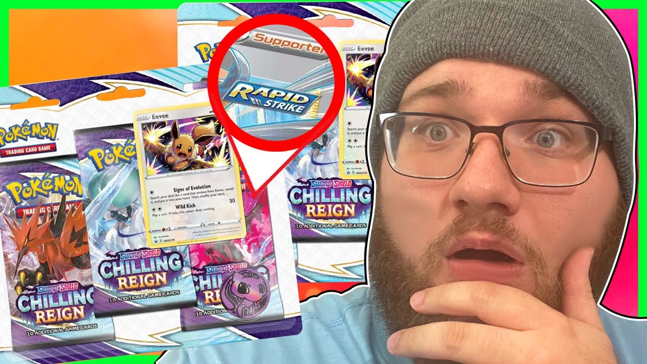 Pulling RARE Chilling Reign Cards Blister Pack Opening - YouTube