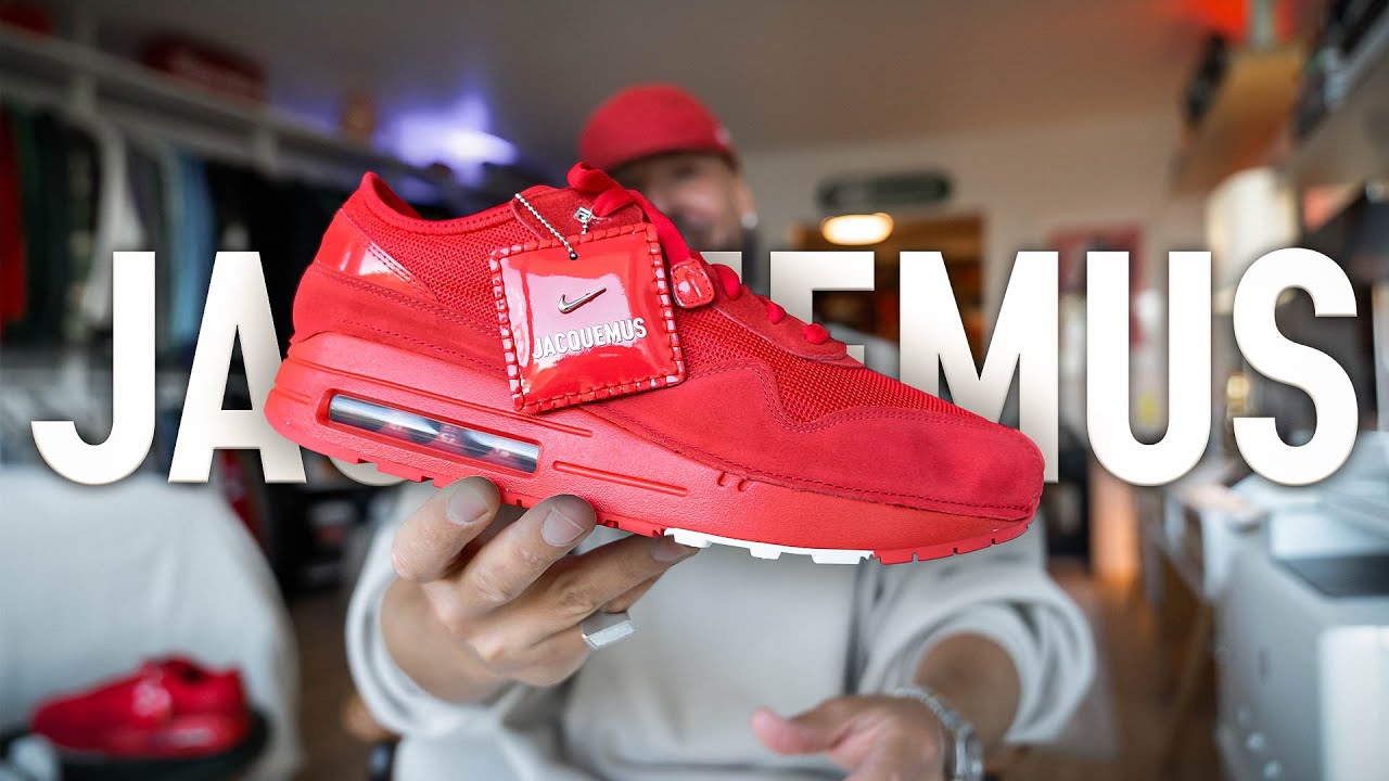 LA DERNIÈRE COLLAB JACQUEMUS & NIKE « PARIS JTM » ️ AM1 MYSTIC RED ️ ...