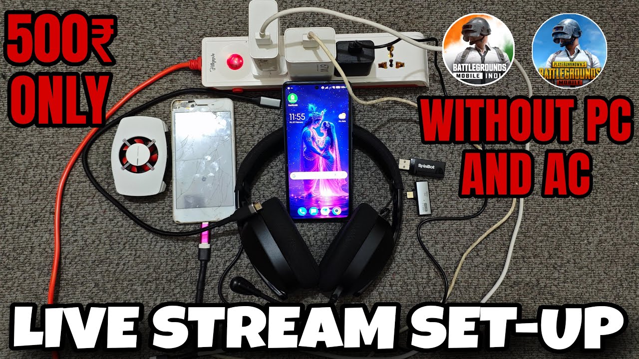 Live Stream Gaming SET-UP ₹500 || LiveStream Without Pc On YouTube # ...