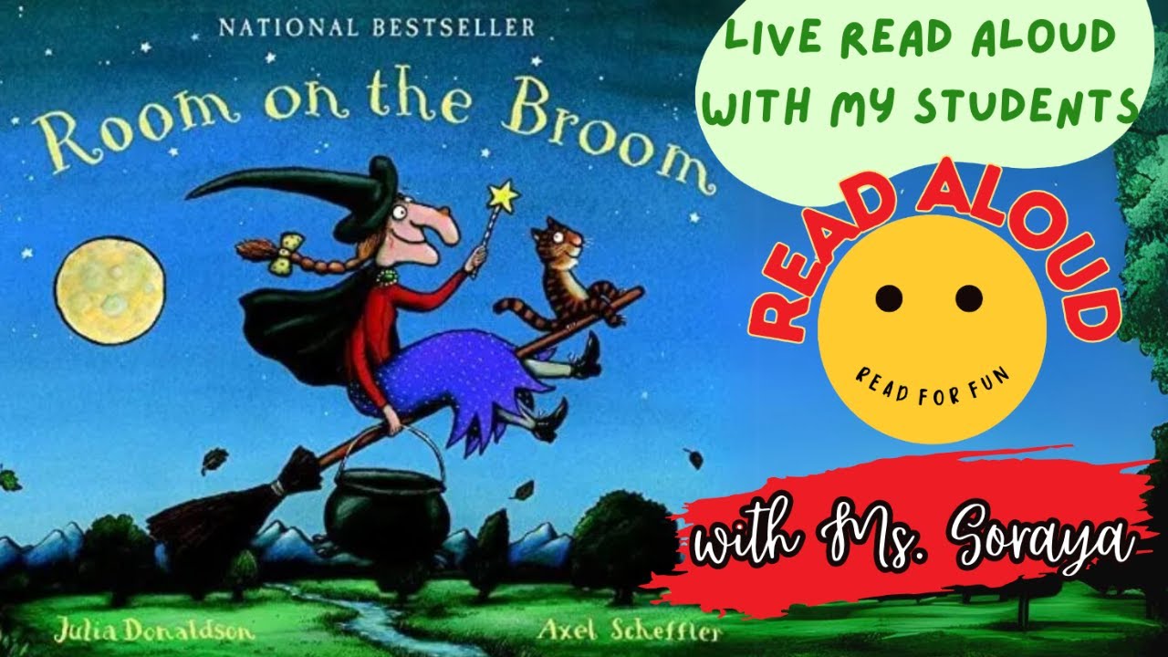 Read Aloud Books For Kids | Room on the Broom | A Funny Halloween Story ...
