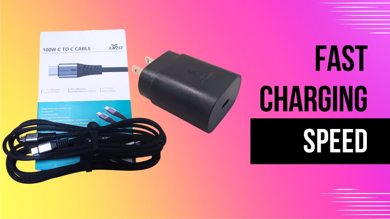 Incredible USB-C Fast Charging Cable And Block - Best Fast Charger for ...