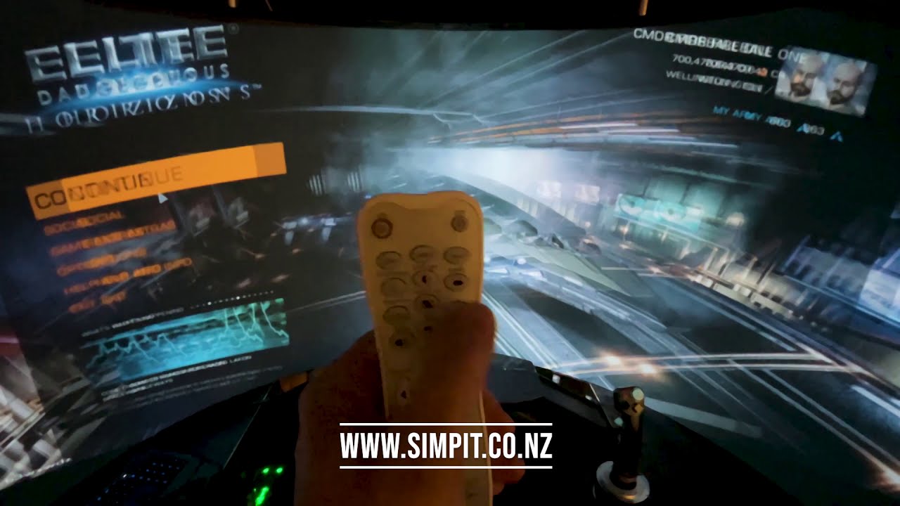 Elite Dangerous in 3D on SimPit Avenger 202 PRO - YouTube