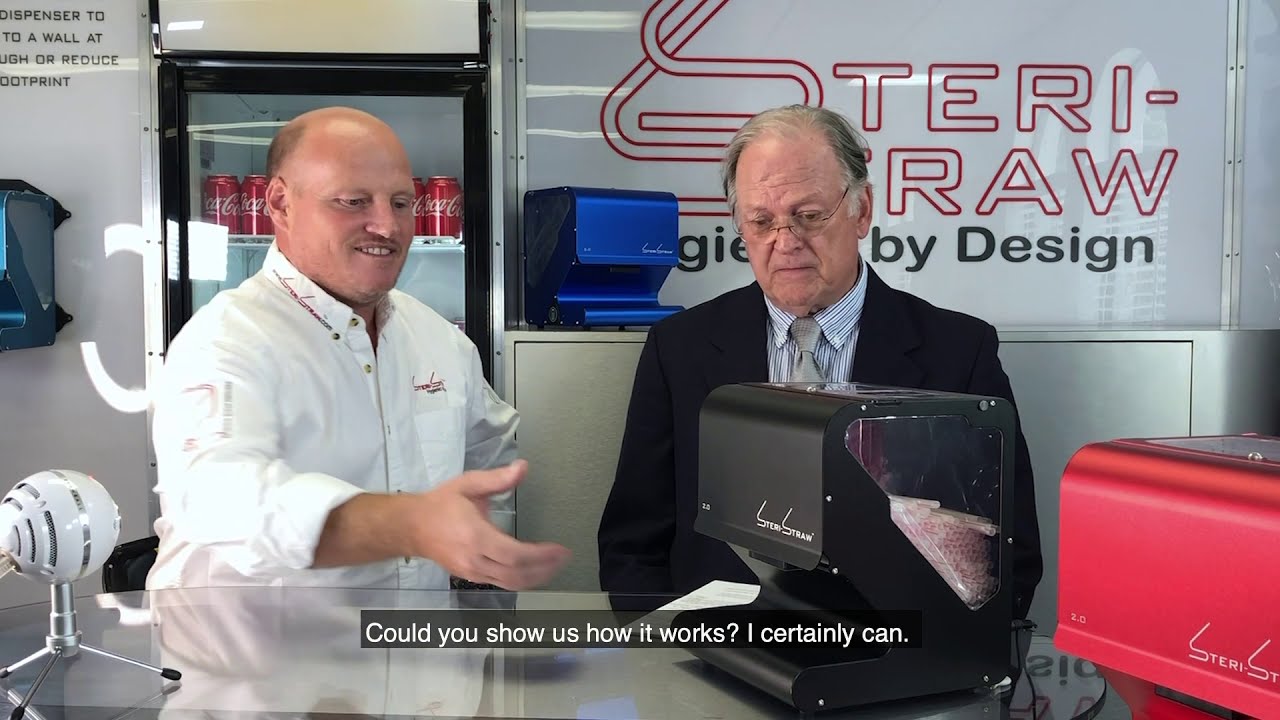 World's First Hygienic Automated Straw Dispenser - YouTube