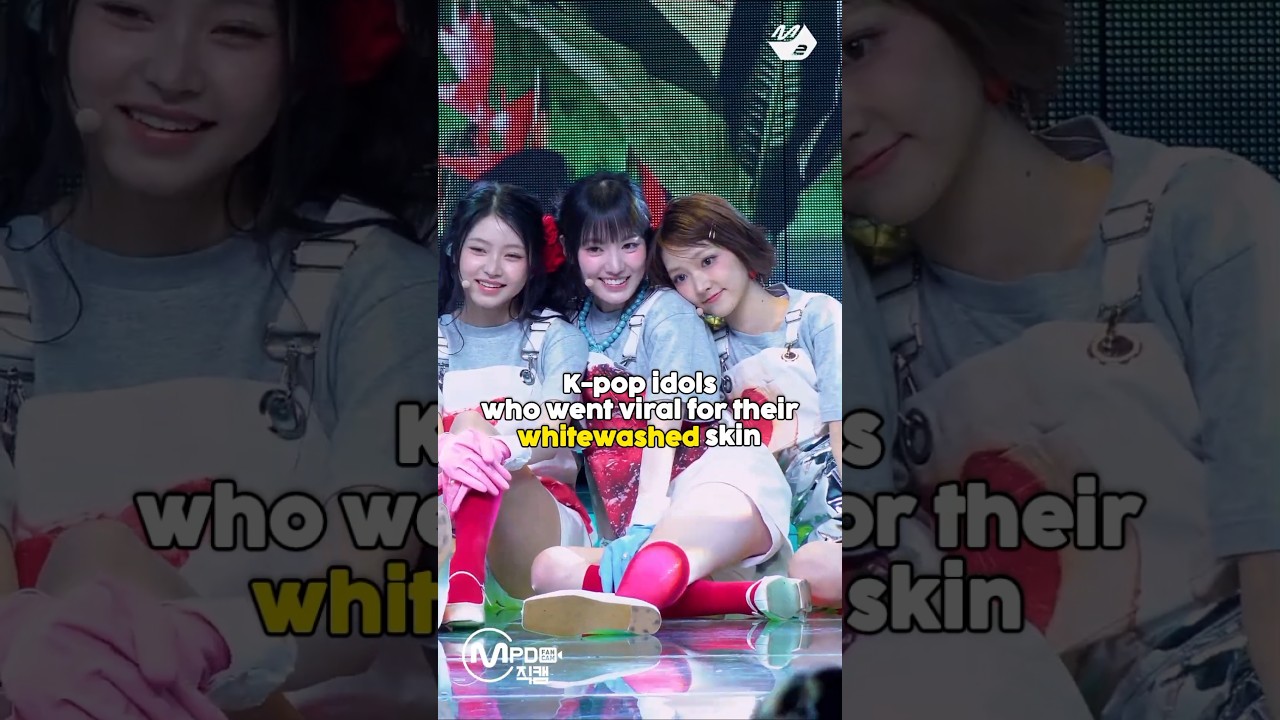K-pop idols who went viral for their whitewashed skin #kpop #shorts # ...